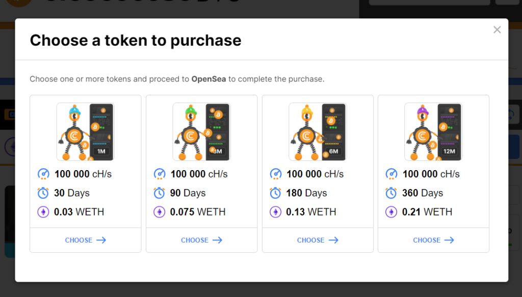 「CryptoTab NFT Mining#01」を別のNFTと交換しました - Maple x Batter